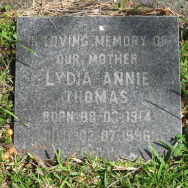 THOMAS Charles James 1910-1978 & Lydia Annie 1914-1996 | T - Vanne :: Surnames - T | Western ...
